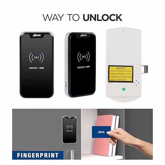 Ozone Electronic Digital Mobile App Fingerprint Password RFID Card Fur