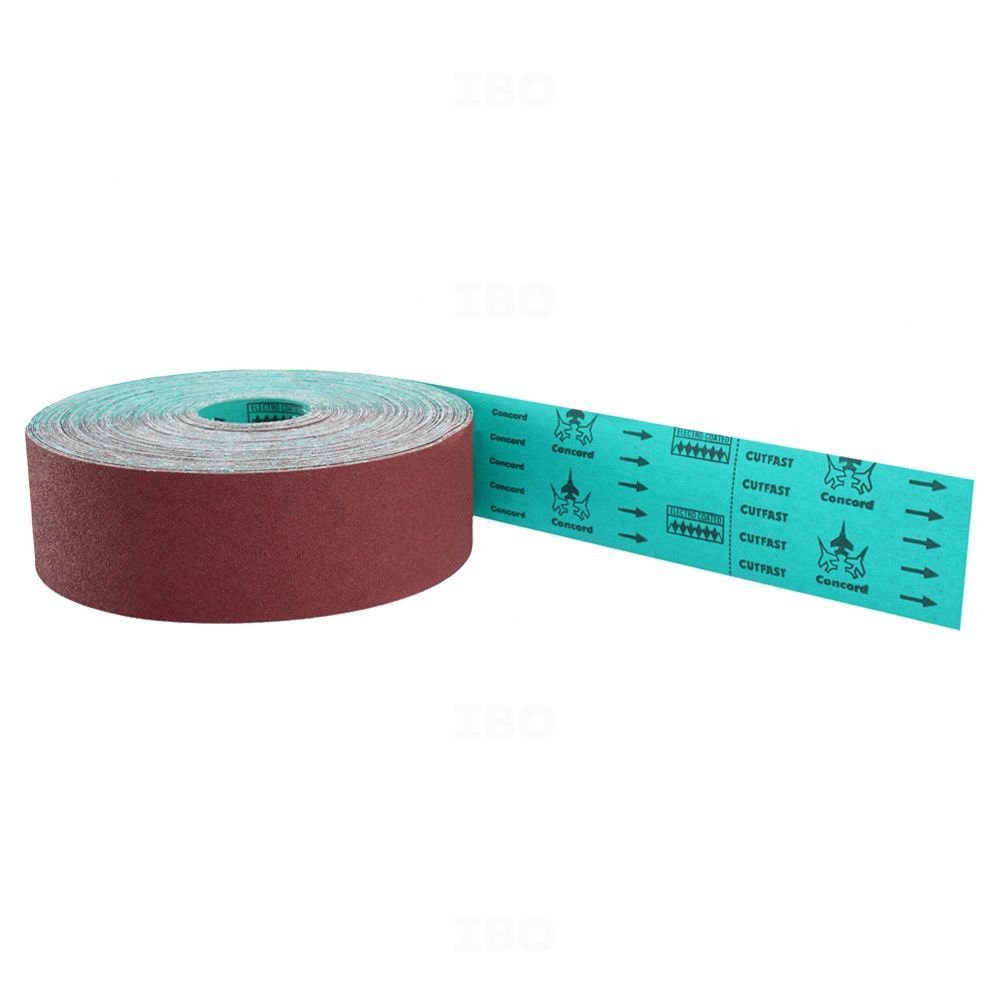 Cumi 100mmx50 Meter 80 Grit Concord Hand Sander Roll