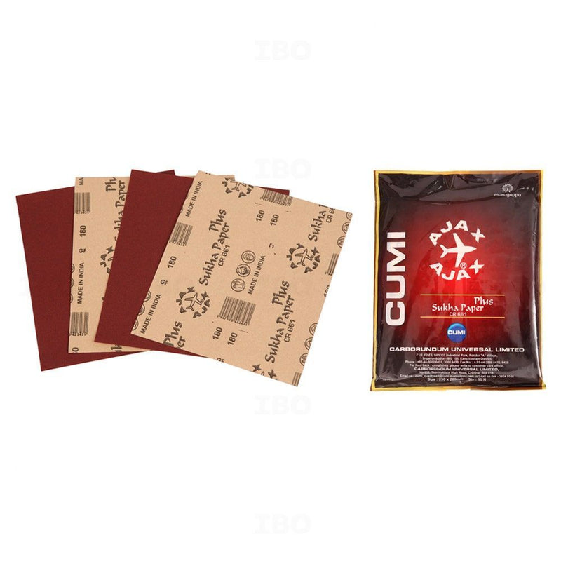 Cumi CR661 225x280mm 80/100/120/150/180/220 Grit Ajax Sukha Paper Plus