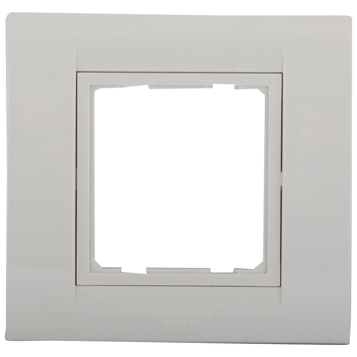 ANCHOR Polycarbonate Roma 2 Module Tresa Plate (Standard Size, White)