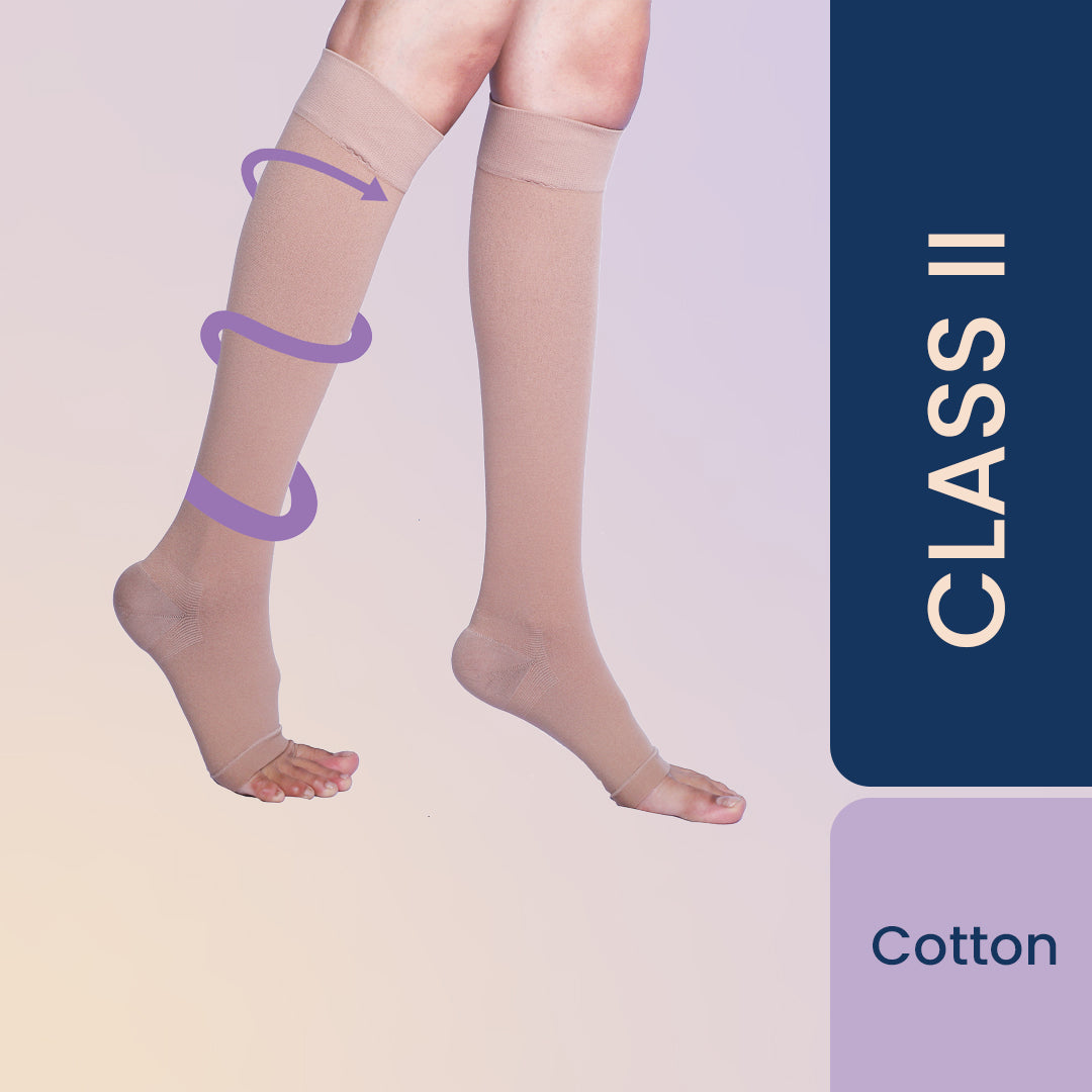 Sorgen Premiere (Cotton) Compression Stockings Class 2 Knee length for