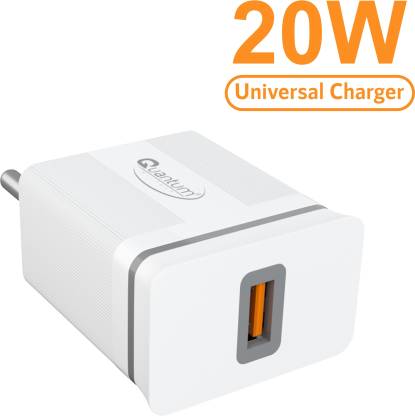 QUANTUM QHM 3300 Universal FAST Charger 20W, Smart Chip, Short circuit